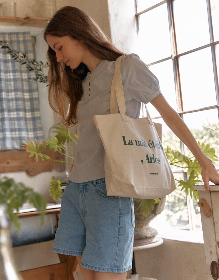 half denim pants - light blue – depound