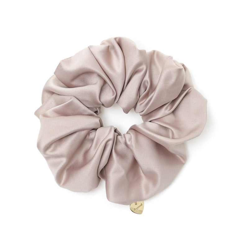 heart charm scrunchie - pink – depound